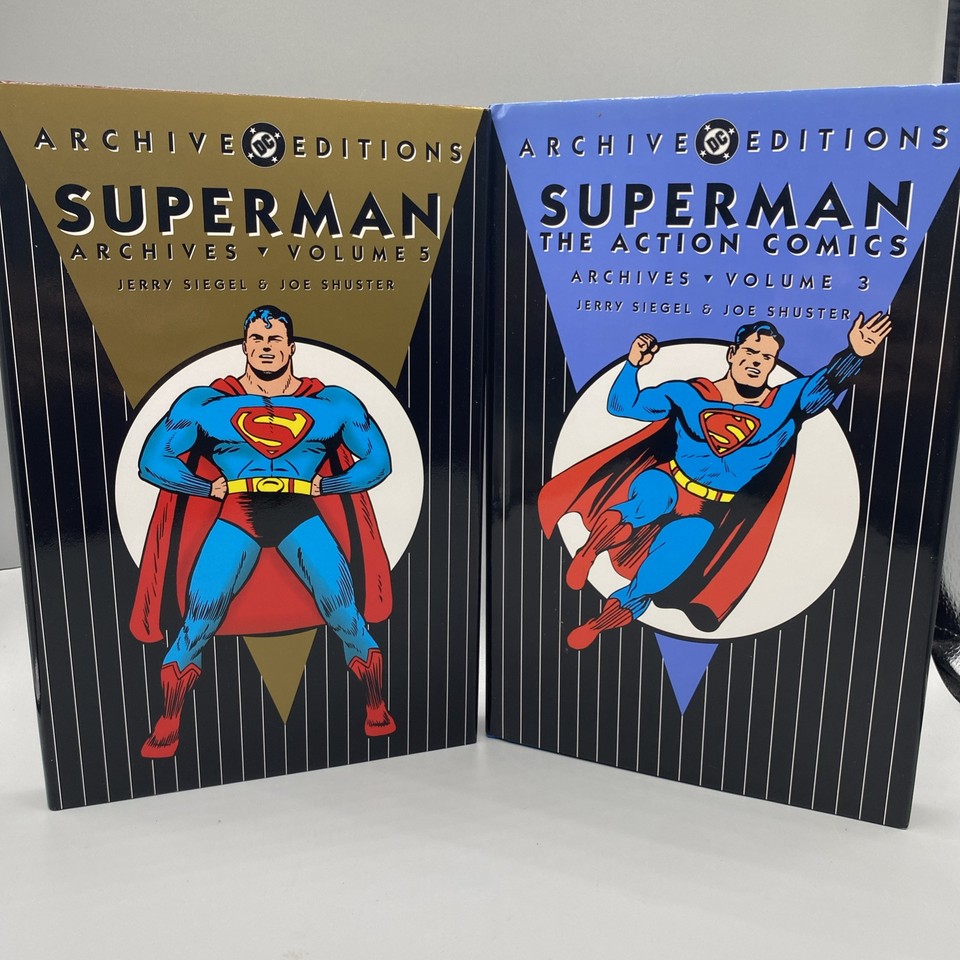 Superman the Action DC Archive Editions Vol 1 2 3 4 5 Hardcover 1st ...