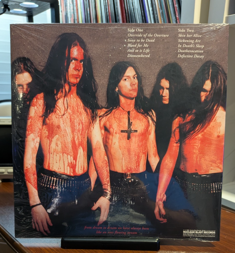 Dismember Like An Ever Flowing Stream LP Orange Splatter Entombed ...