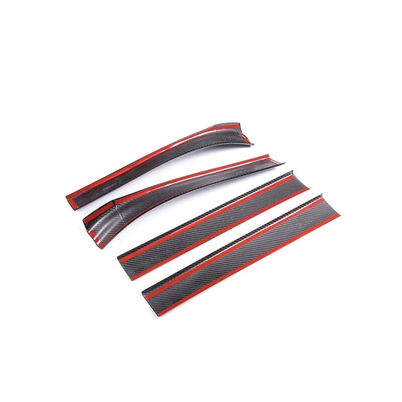4PCS Carbon Fiber Interior Door Sill Bar Trim For Toyot@ GR86 Subaru ...