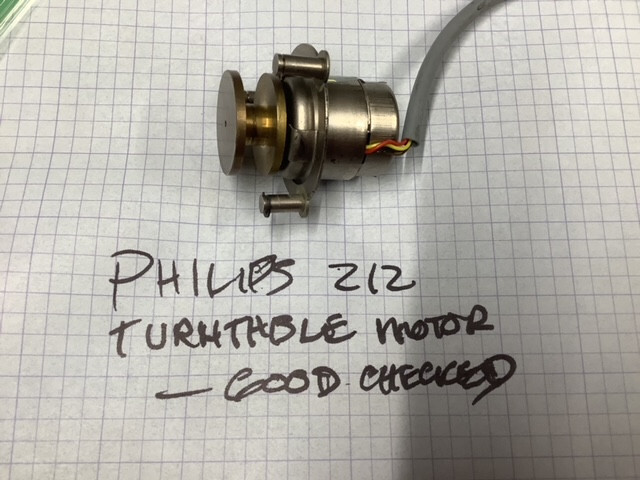 Vintage OEM Philips 212 Turntable Original Authentic Motor Record ...