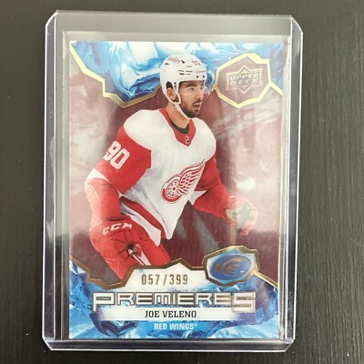 2021-22 Upper Deck Ice Premieres Red Joe Veleno #220 Rookie RC /399 ...