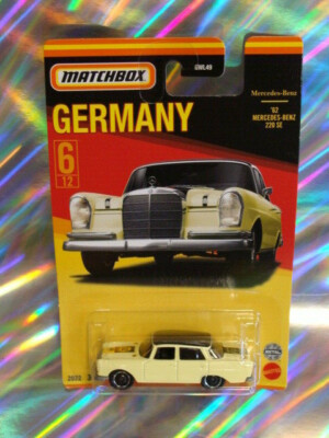 Matchbox ´62 Mercedes-Benz 220 SE Serie 2022 Germany 6/12 ovp/neu 1:64 ...