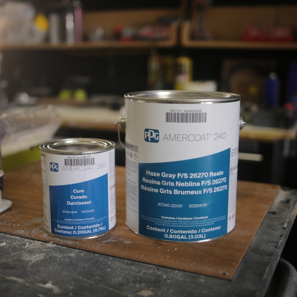 PPG Amercoat 240 Epoxy Primer Marine & Industrial Haze Gray | eBay