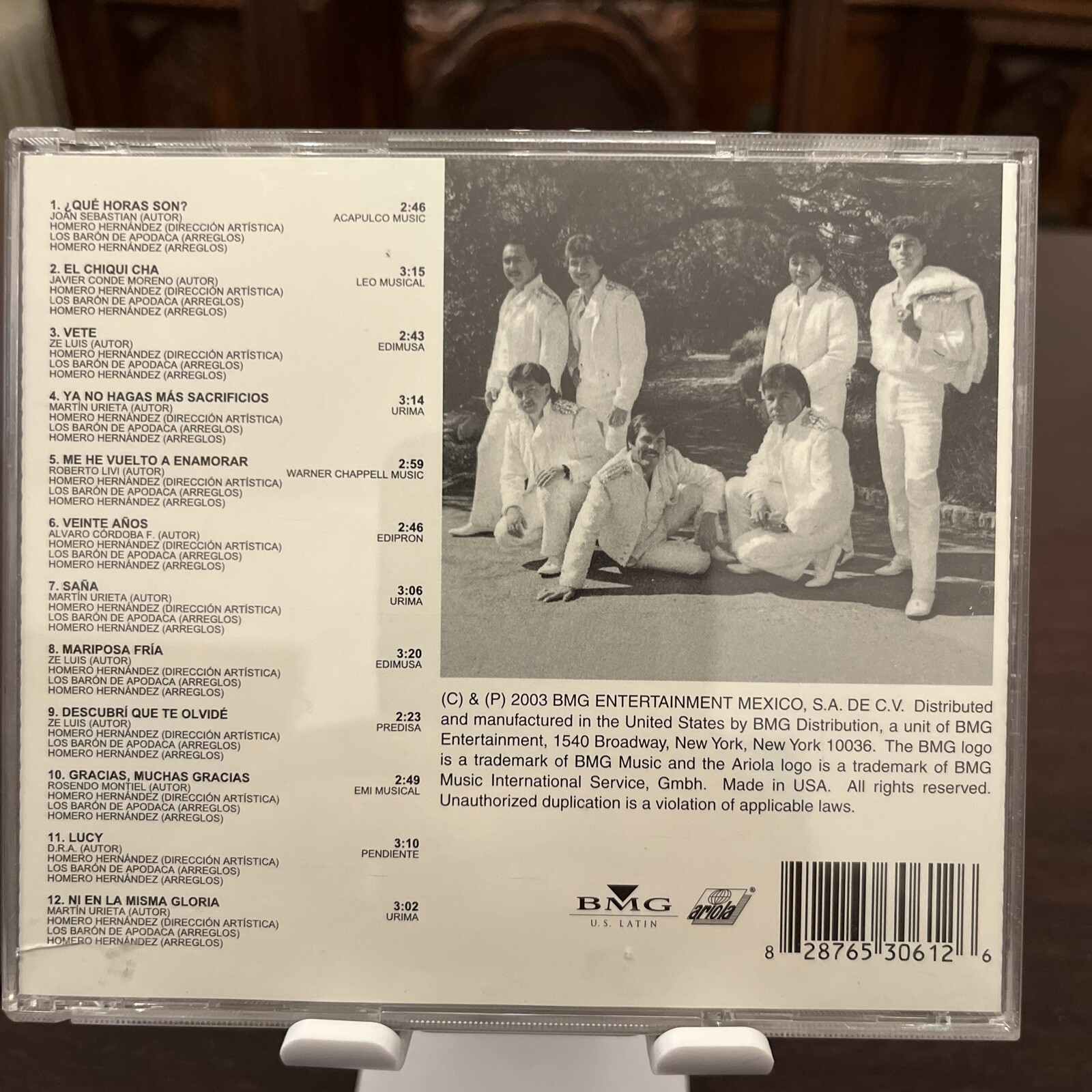 Los Baron de Apodaca - Baron de Apodaca - RARE Original CD | eBay