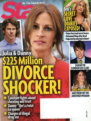 STAR Magazine June 2 2014 Julia Roberts Jennifer Aniston Tom Cruise ...
