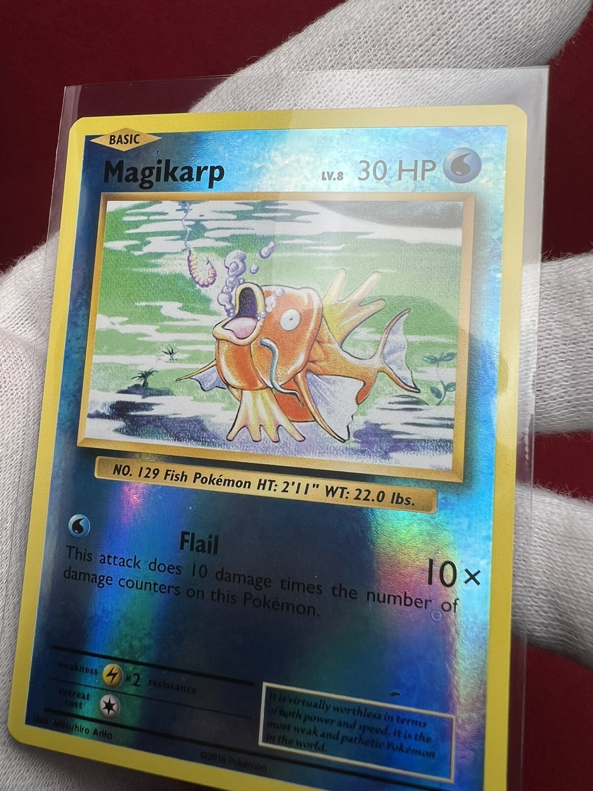 2016 Pokemon Card **Magikarp Lv.8** Evolutions XY Set No. 33/108 ...