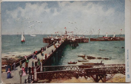 Alt Postkarte 1906 Margate Der Jetty | eBay