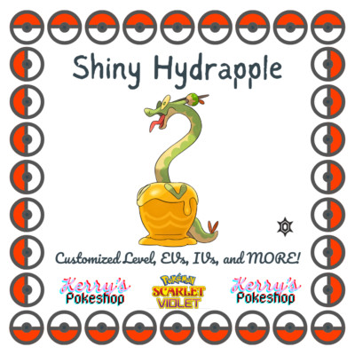 🔥Pokémon Scarlet & Violet🔥 Shiny Hydrapple with free item from Paldea ...