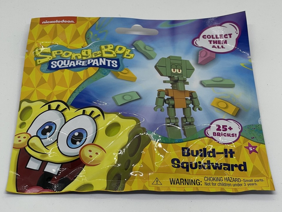 SponegBob Squarepants Build-It 3 Pack Minifigure Set *Nickelodeon Just ...