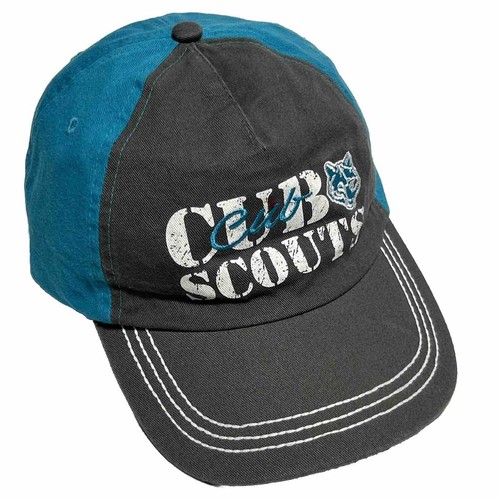 Cub Scouts Wolf Men's Hat Adjustable Ball Cap Baseball Blue Gray | eBay