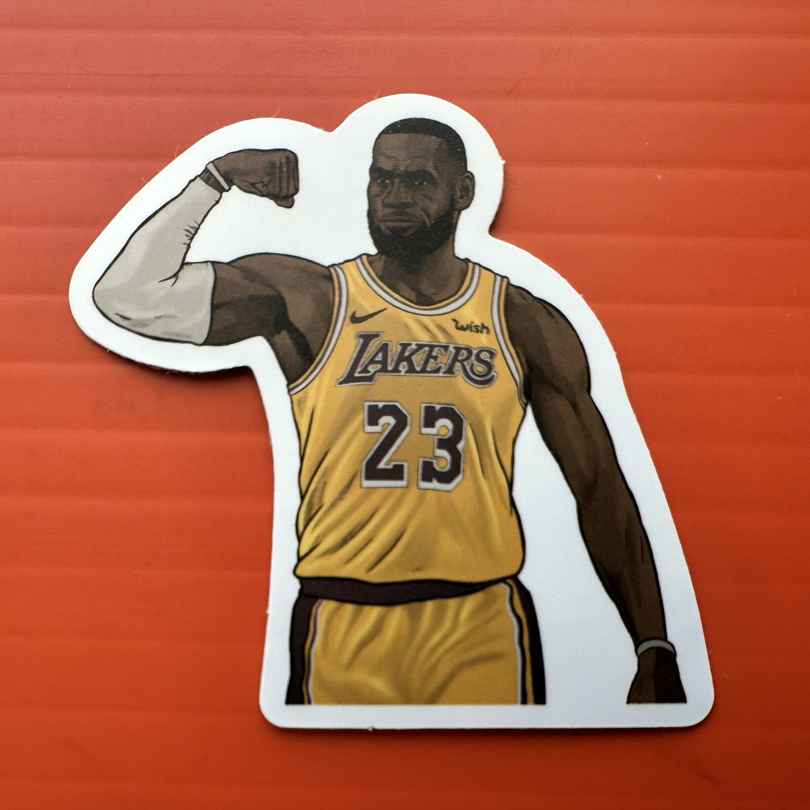LEBRON JAMES STICKER Basketball Los Angeles Lakers NBA Cavs Heat | eBay