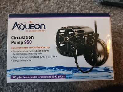 Aqueon Circulation Pump 950gph for 55-90 Gal Freshwater / Saltwater | eBay