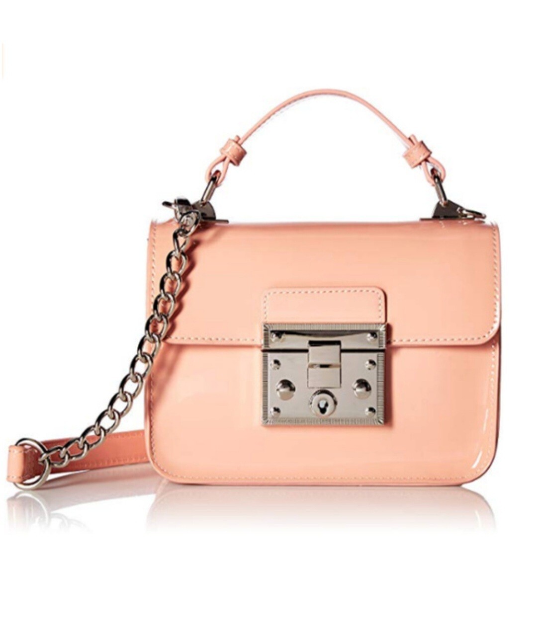 NWT Steve Madden Bevie Blush Crossbody Handbag With Push Lock Closure ...