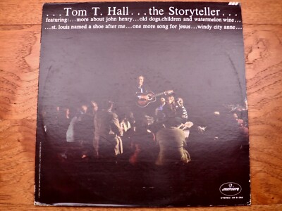 Tom T. Hall ‎♫ The Storyteller ♫ Rare NM 1972 Mercury Records Original ...