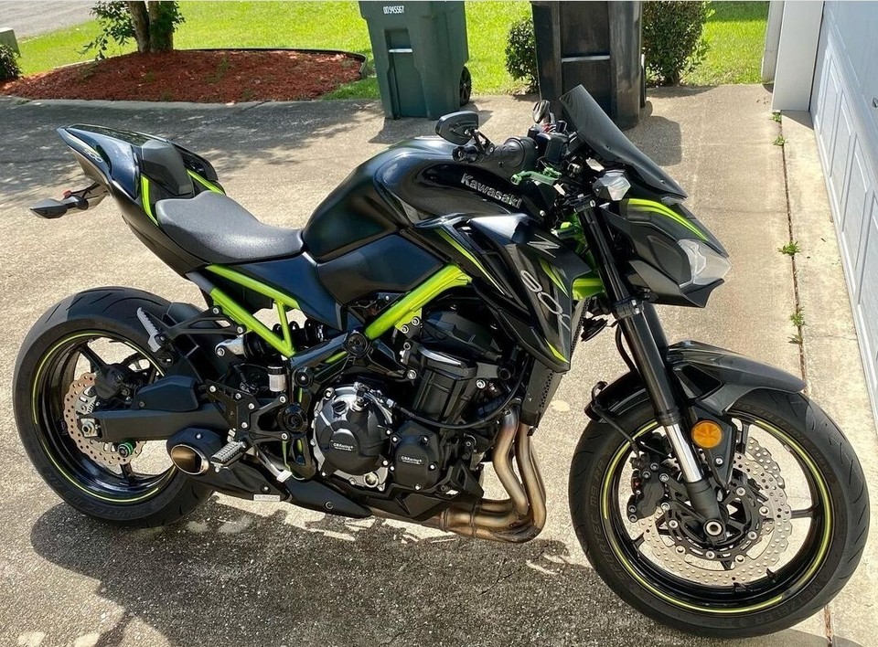 2017-2023 Kawasaki Z900 Slip-On Muffler Exhaust dB Killer CS Racing ...