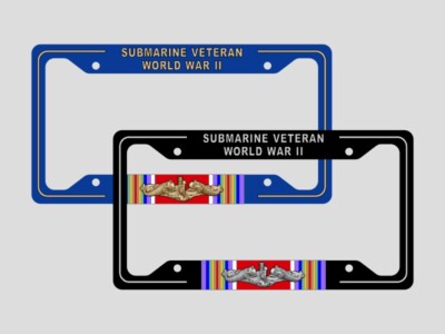 Submarine Veteran - World War II Veteran - License Plate Frame | eBay