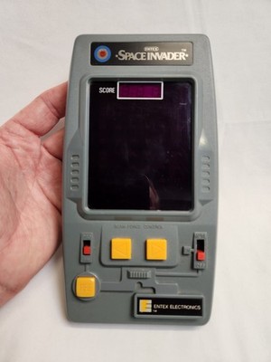 1981 Entex Space Invaders Handheld Portable Video Arcade Game TESTED ...