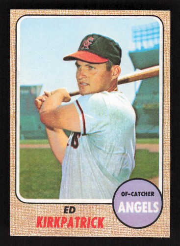 Ed Kirkpatrick 1968 Topps #552 California Angels Baseball Card EX ...
