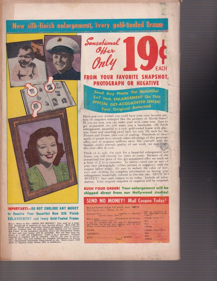 2 Wallace Wood art 1950 comics: Sabu #30 (G) and Hoot Gibson Western #3 ...