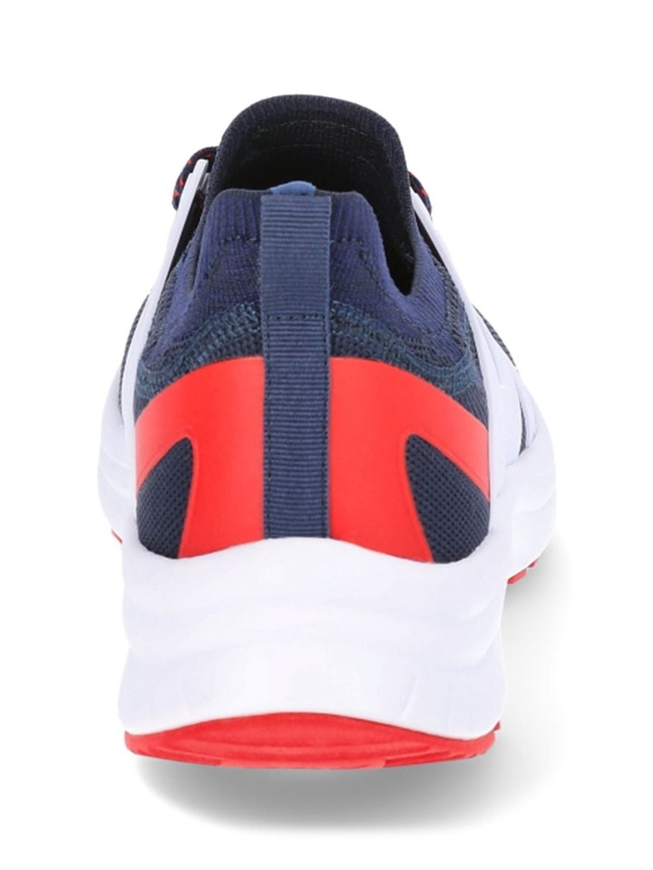 Men's AVIA QuickFlash Sneaker Lightweight Cushioned Red White Blue Size ...