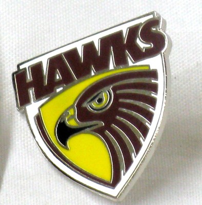 33685 HAWTHORN HAWKS AFL TEAM LOGO MASCOT LAPEL TIE HAT PIN | eBay