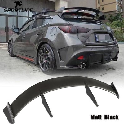 For Mazda 3 Axela Hatchback 2014-19 Matte Rear Roof Spoiler Window Top ...