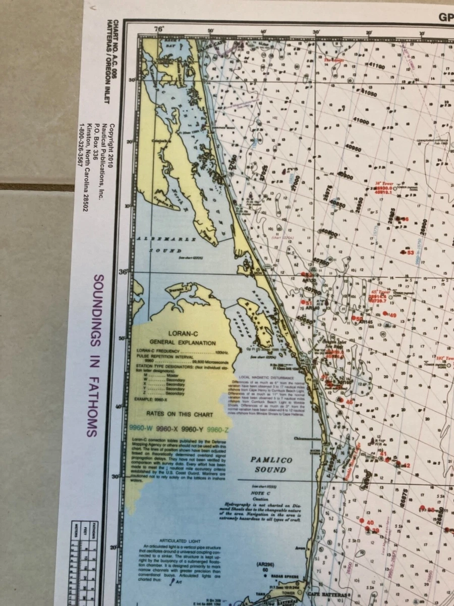 Oregon Inlet Navigation Chart