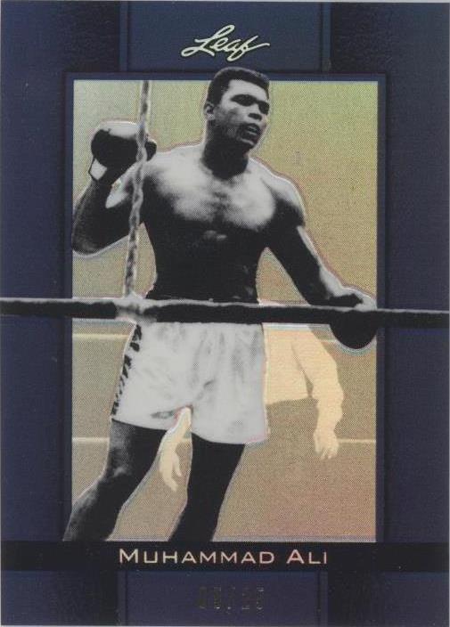 2011 Leaf Metal Ali - Muhammad Ali #92 Blue Prismatic /25 for sale ...