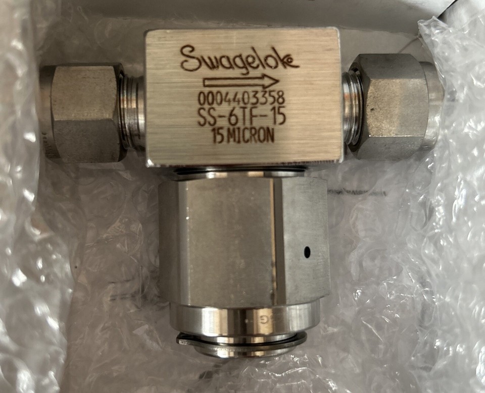 NEW! Swagelok SS-6TF-15 Stainless Steel Tee-Type Particulate Filter 15 ...