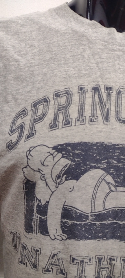 VINTAGE HOMER SIMPSON SPRINGFIELD Tank GYM CUT OUT 1990s muscle gym | eBay