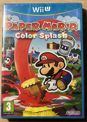 Jeu Wii U PAPER MARIO COLOR SPLASH Nintendo New!!! | eBay