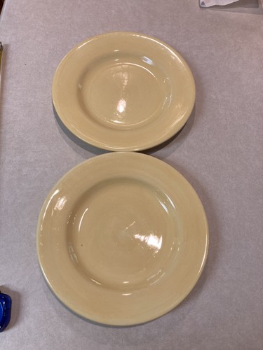 Tabletops Gallery Corsica Home Butter Yellow 11” Dinner Plates 2 ...