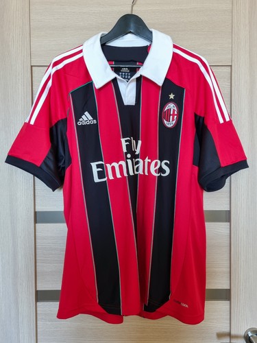 AC Milan 2012/2013 Adidas Home Football Soccer Shirt Jersey Rossoneri ...