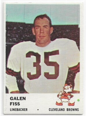 GALEN FISS 1961 Fleer Football card #17 Cleveland Browns EX+/NR MT | eBay