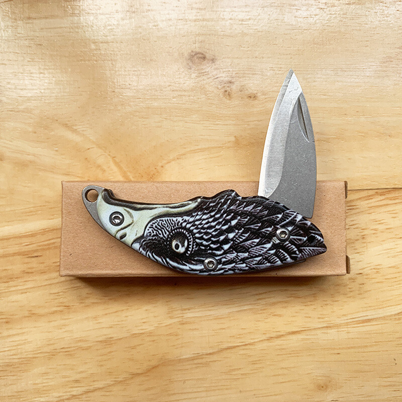 Eagle Knife 3D Relief Design Folding Small Knife Survival Outdoor Camping Knives | eBay Australia