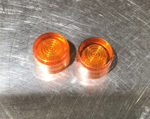 Lot of 2 Push Button Head Caps ORANGE | eBay