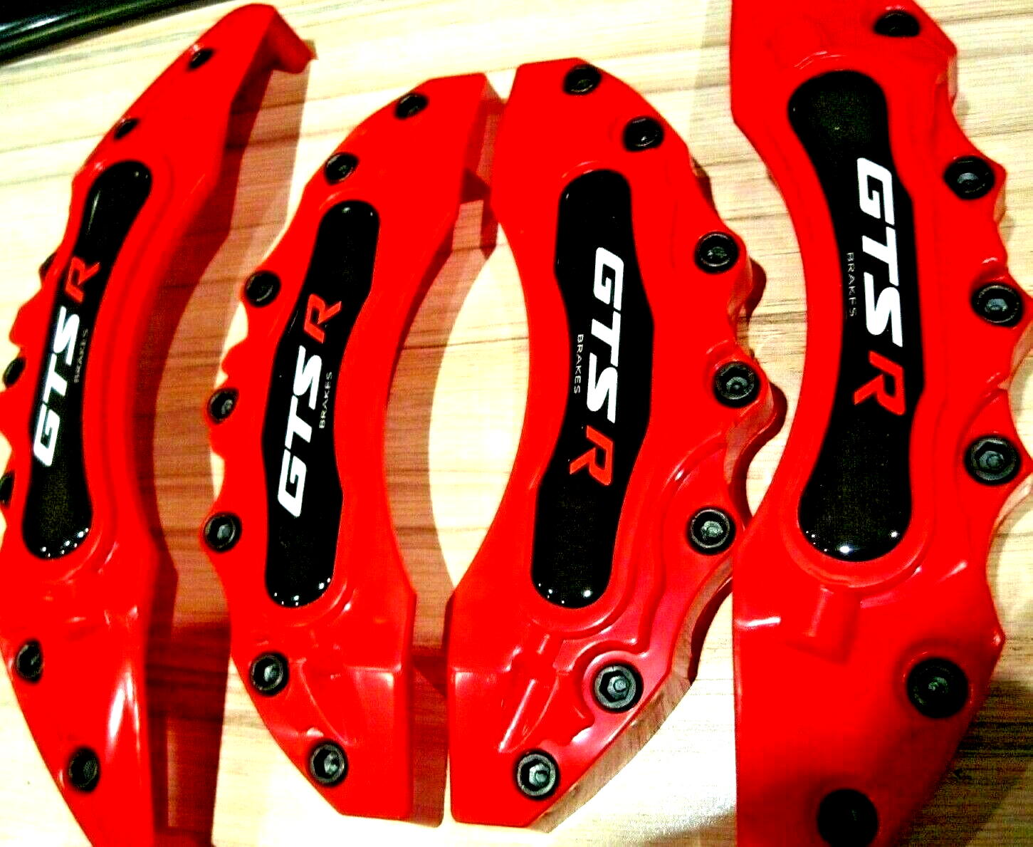 Brake Caliper Cover Front Rear SUV RED Tuning Doors Coupe Sedan Cobi ...