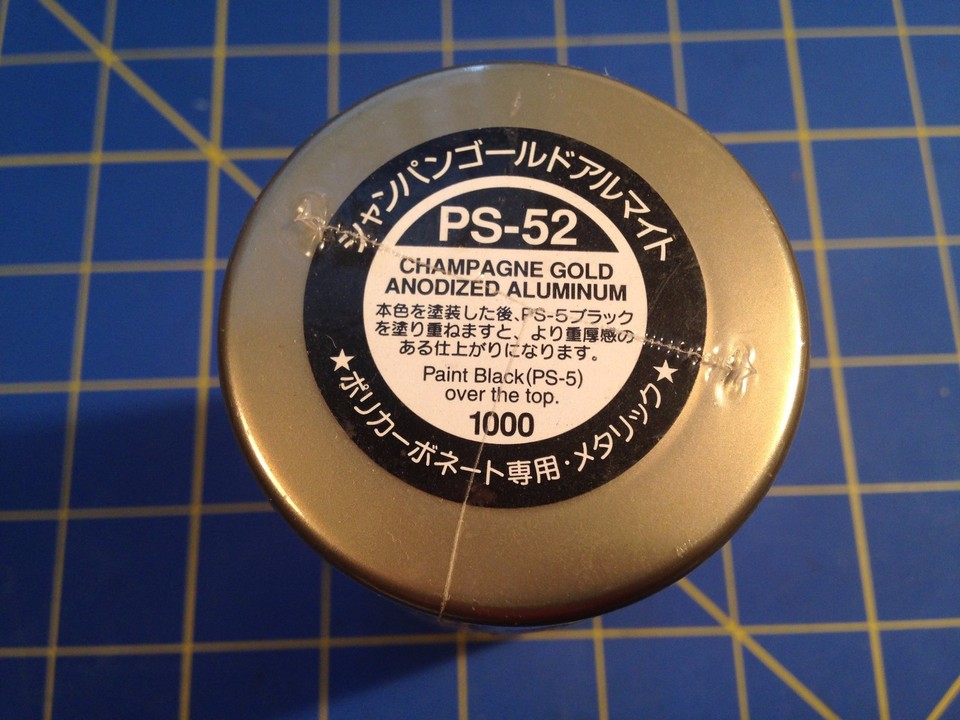 Tamiya PS-52 Champagne Gold Lexan Spray 3oz Paint #86051 Mid-America ...