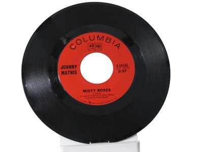 45 RECORD - JOHNNY MATHIS - MISTY ROSES | eBay