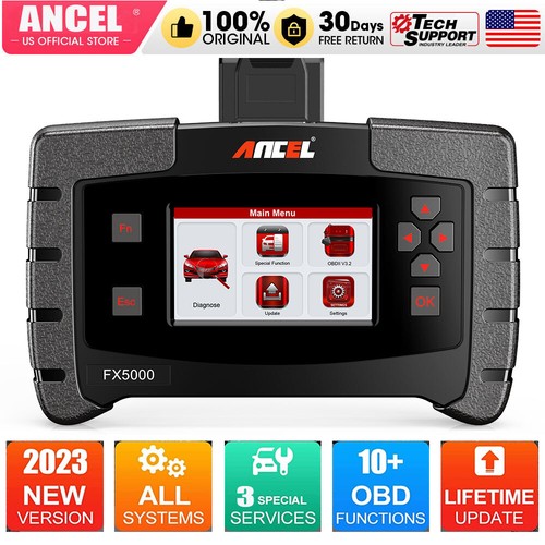 FX5000 Car Scanner EPB Reset Oil Reset ABS Bleeding OBD2 Full ...