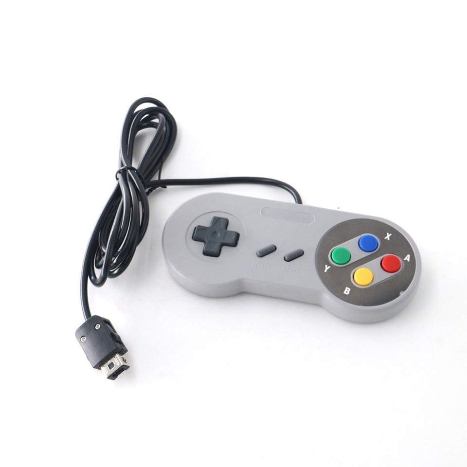 2x NEW 2017 MINI Super Nintendo SNES System Console Controller 6FT ...
