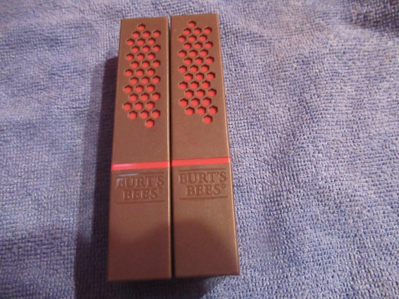 2 pc Burts Bees Natural Lipstick 521 Ruby Ripple Sealed 2 Piece | eBay