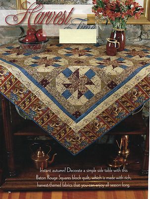 Harvest Time Quilt Pattern Pieced JW | eBay