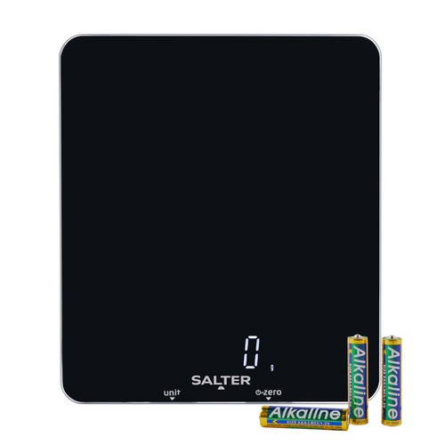 Salter Digital Kitchen Scale Hidden Until Lit Display 5KG Capacity ...