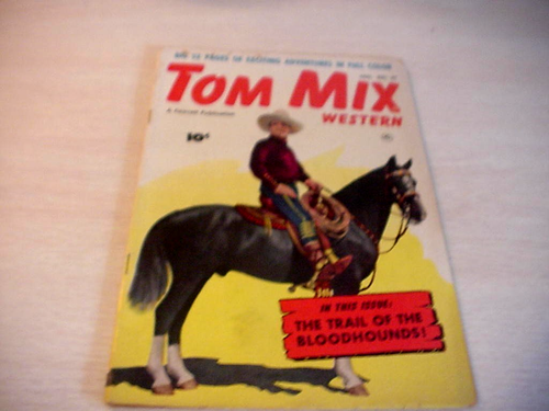 VINTAGE 1951 TOM MIX WESTERN COMIC BOOK # 37- FAWCETT PUBLICATION, VG ...