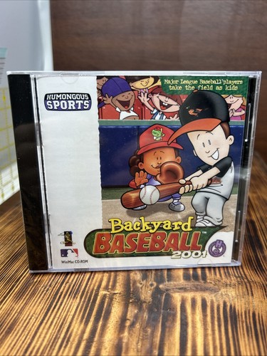 Backyard Baseball 2001 PC CD-ROM Windows/Mac 95 98 Humongous MLB Sports ...