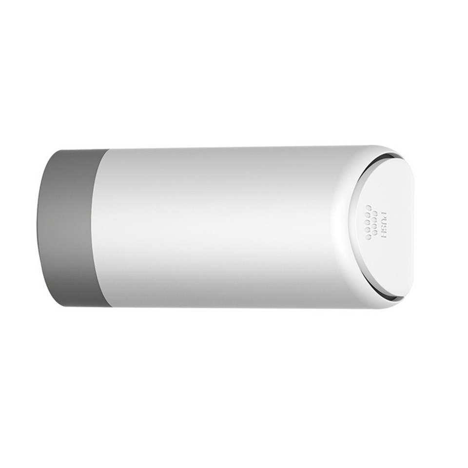 Round Car Trash Can Garbage Dust Case Rubbish Bin Auto Organizer ...