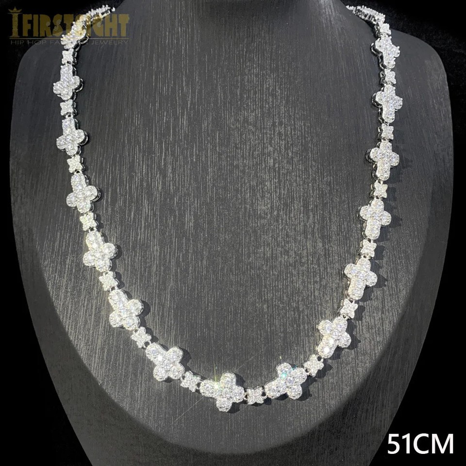 Clear Cuban Link Necklace – Subtle, Icy, and Unique | eBay