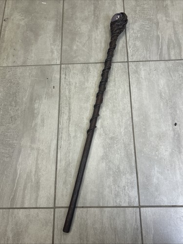 Ebros Merlin The Wizard Sorcerer Twisted Vines Staff with Purple Orb ...