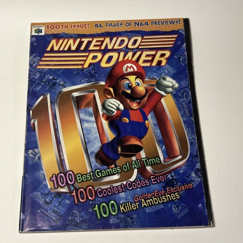 Nintendo Power Vol. 100 Sept 1997 100th Issue w/ Poster – VG Condition ...